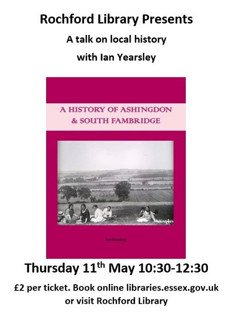 Local History talk by Ian Yearsley - Rochford Town Team